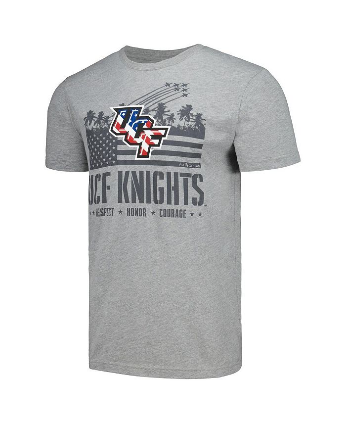 FLoGrown Men's Heather Gray UCF Knights Fly Over T-shirt - Macy's