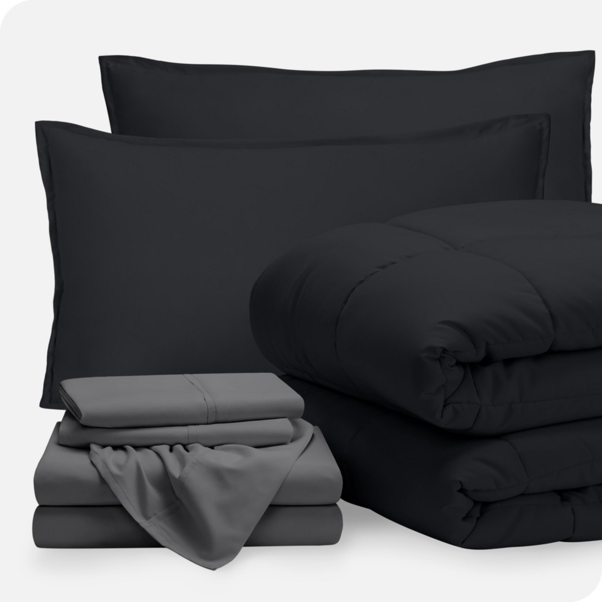 Click here for Bare Home Ultra-Soft Bed-in-a-Bag Comforter Set Qu... prices