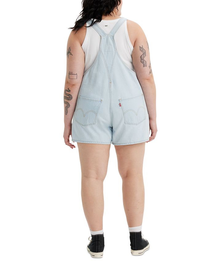 Levi's Plus Size Vintage Denim Shortalls - Macy's