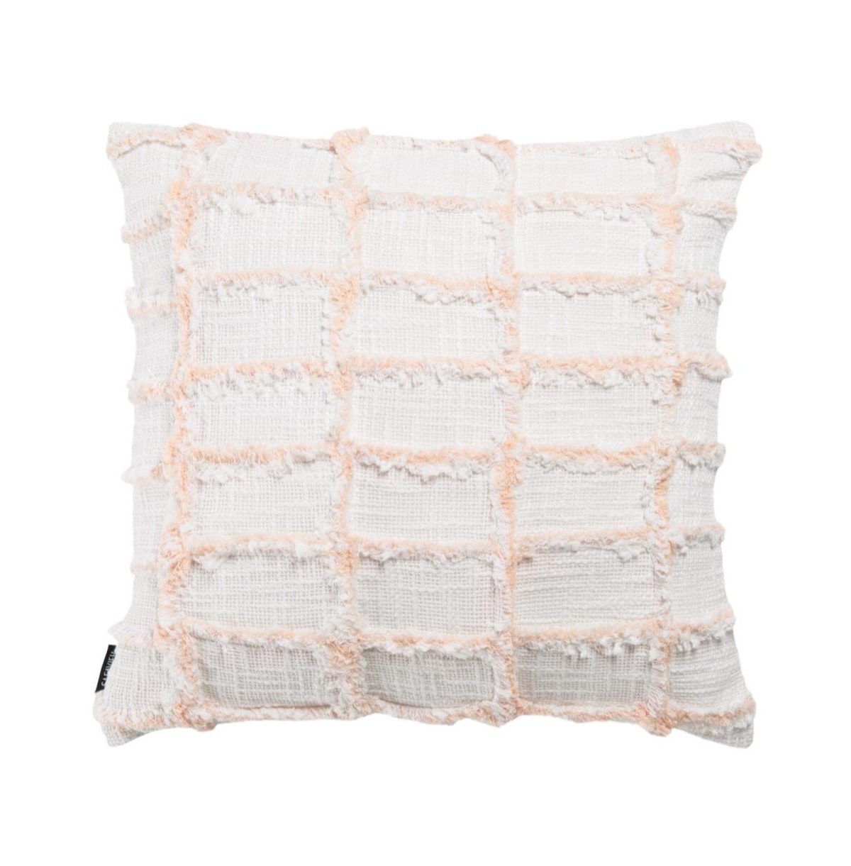Click here for Safavieh Lonis 18 x 18 Pillow - White/pink prices