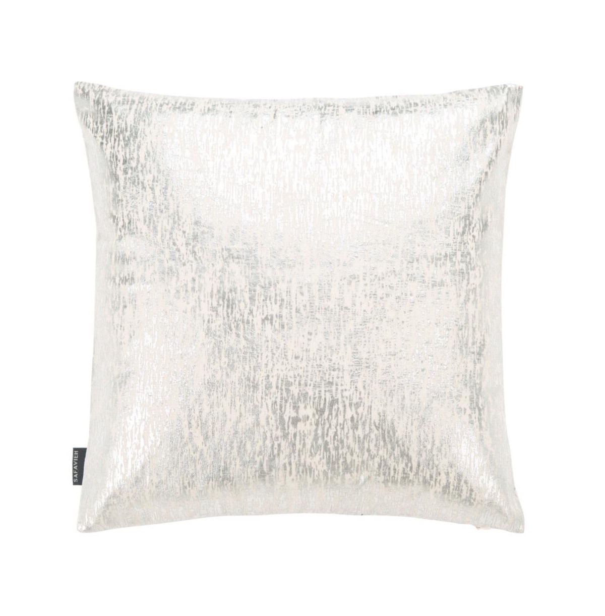 Click here for Safavieh Letara 18 x 18 Pillow - Silver/white prices