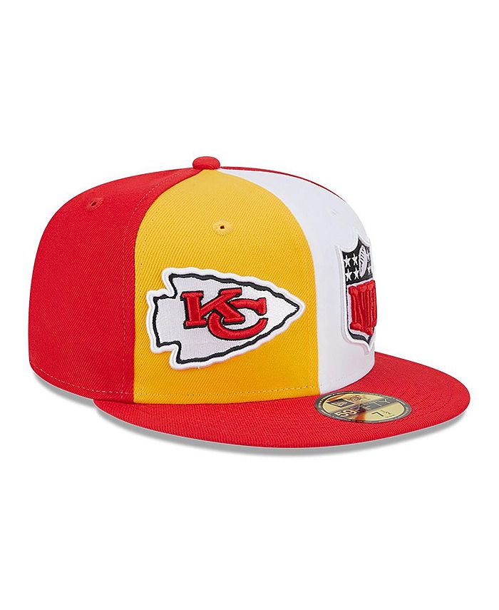 New Era Men's Gold, Red Kansas City Chiefs 2023 Sideline 59FIFTY Fitted ...