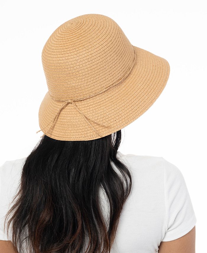 Style & Co Women's Packable Straw Cloche Hat, Created for Macy's - Macy's