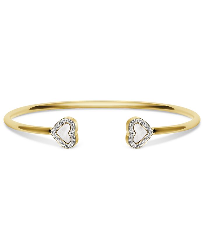 Bulova Women's Classic Crystal Gold-Tone Stainless Steel Bracelet Watch ...