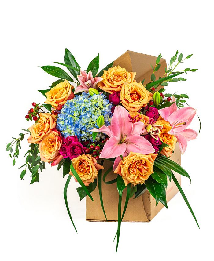 BloomsyBox Mystic Bloom Harmony Fresh Flower Bouquet - Macy's