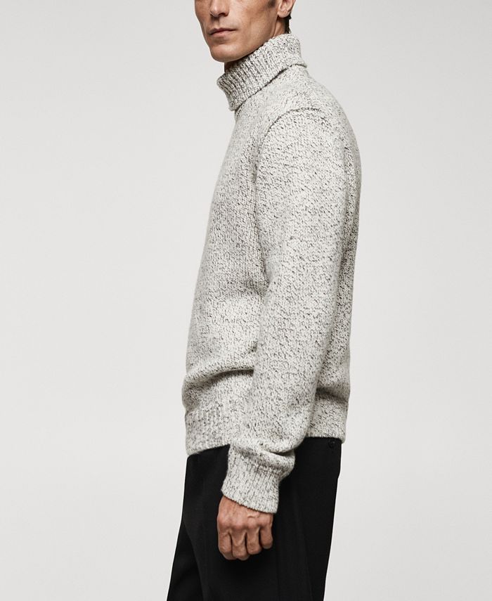 MANGO Men's Wool Turtleneck Sweater - Macy's
