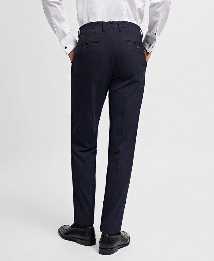 MANGO Men's Stretch Fabric Slim-Fit Suit Pants - Macy's