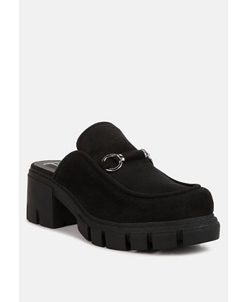London Rag Women prosper velvet slip on mules - Macy's