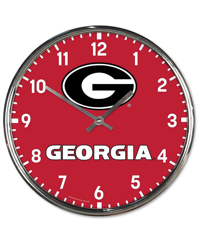 Wincraft Georgia Bulldogs Chrome Wall Clock - Macy's