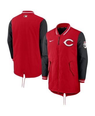 Men's Nike Red Cincinnati Reds Dugout Performance Full-Zip Jacket - Macy's