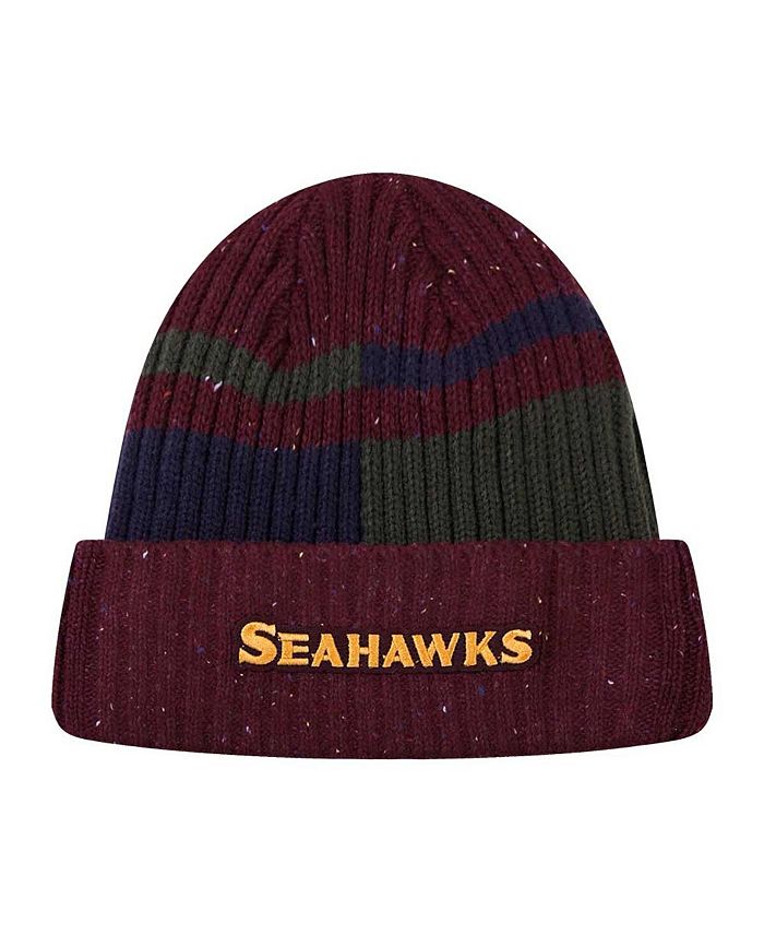 Pro Standard Men's Burgundy Seattle Seahawks Speckled Cuffed Knit Hat ...