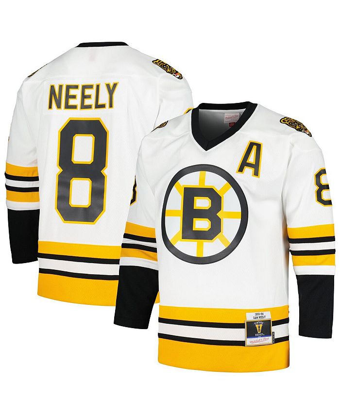 Mitchell & Ness Men's Cam Neely White Boston Bruins 1993/94 Blue Line ...