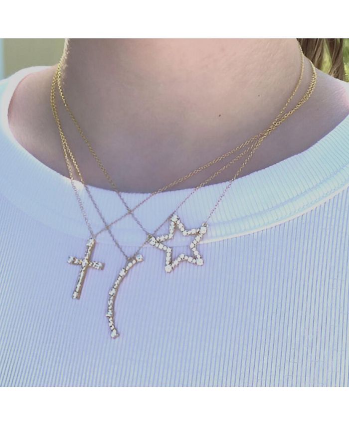 Allison Avery Magic Moon Necklace - Macy's