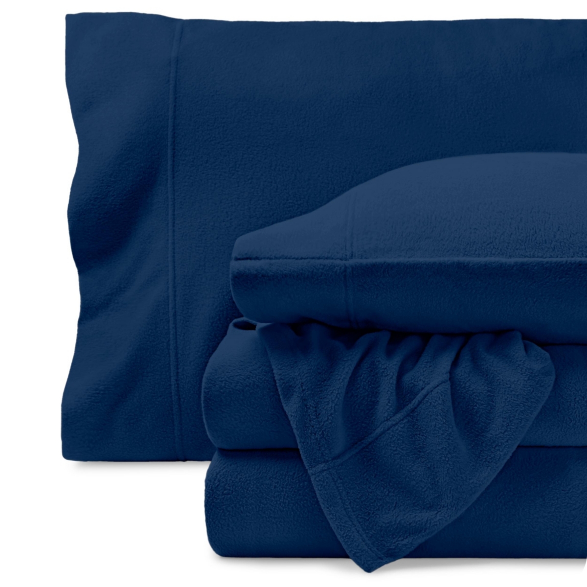 Click here for Bare Home Polar Fleece Sheet Set  Split King - Dar... prices