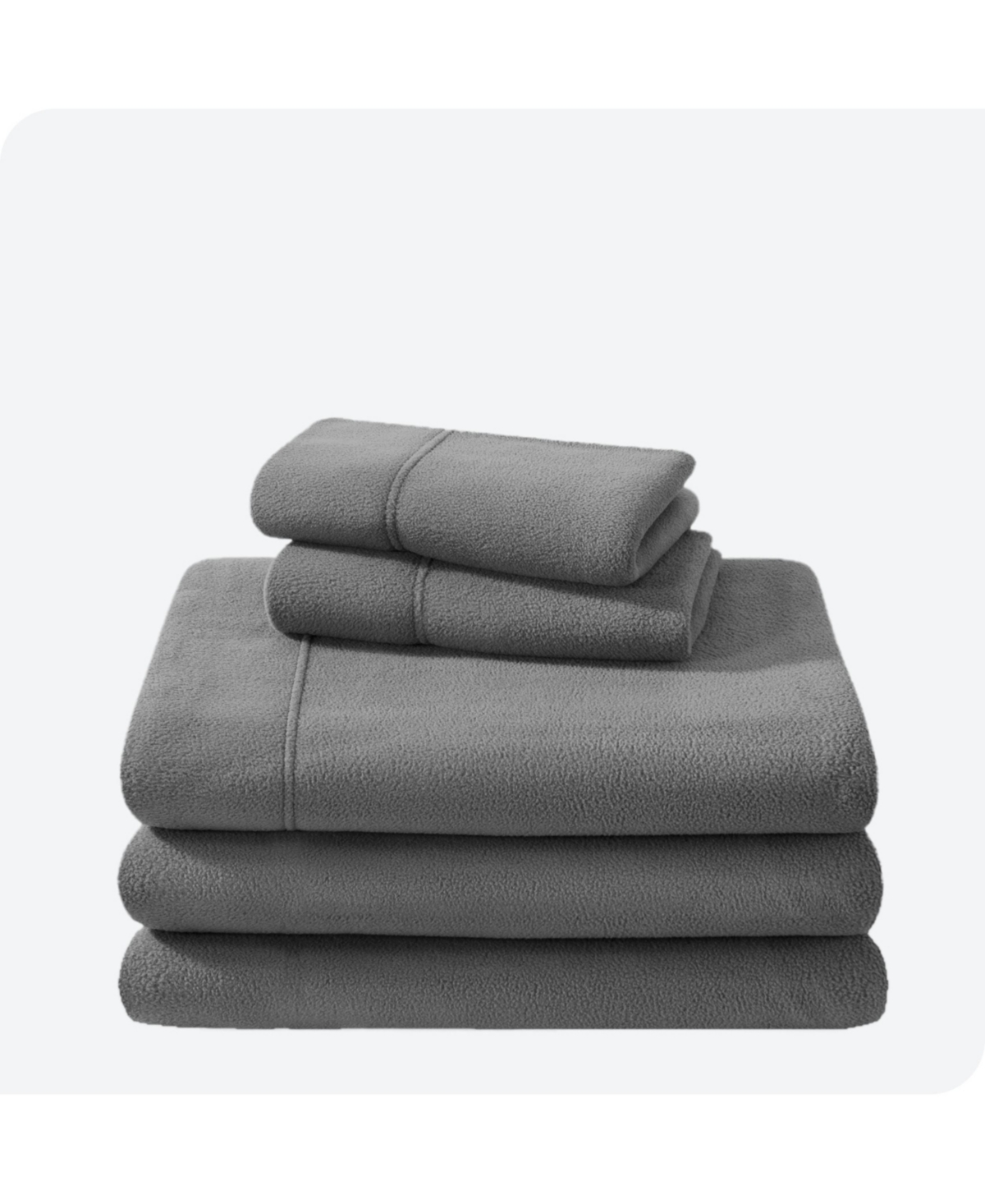 Click here for Bare Home Polar Fleece Sheet Set  Split King - Gre... prices