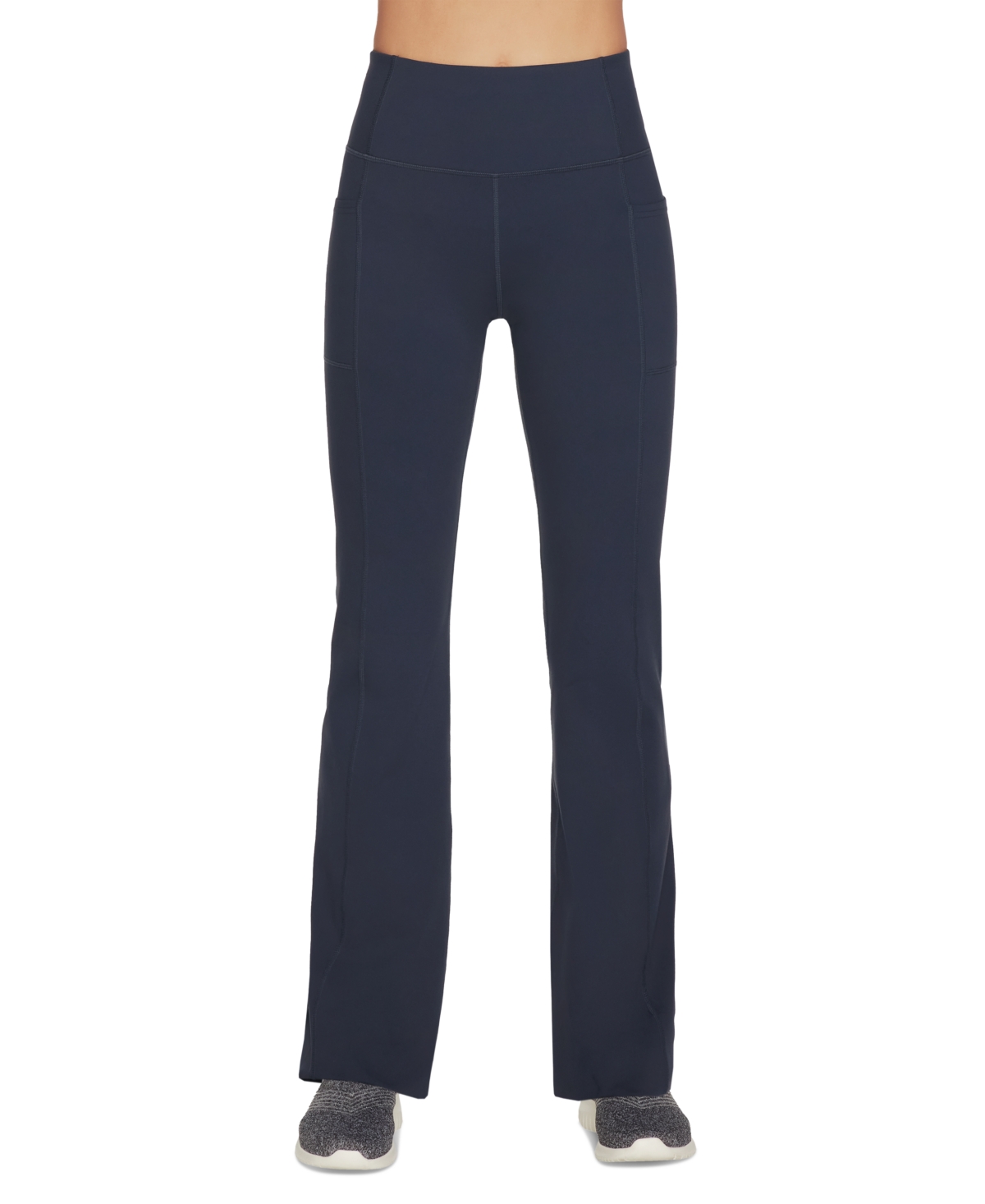 Click here for Skechers Womens The Go Walk Pant Flare - Blue Iris prices