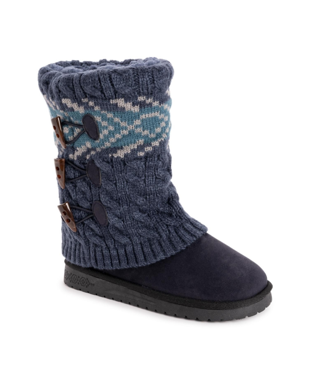Click here for Muk Luks Womens Cheryl Cuff Boot - Indigo marl prices
