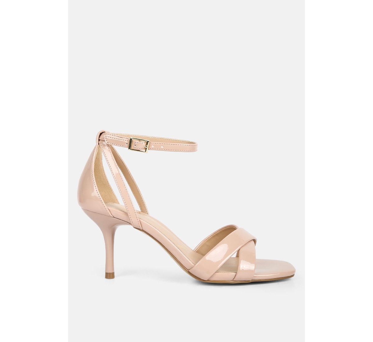 Click here for Womens Oraiku Faux Suede Cross Strap Heels - Light... prices