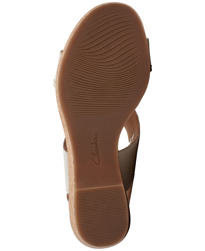 Clarks Giselle Style Wedge Heel Platform Sandals - Macy's