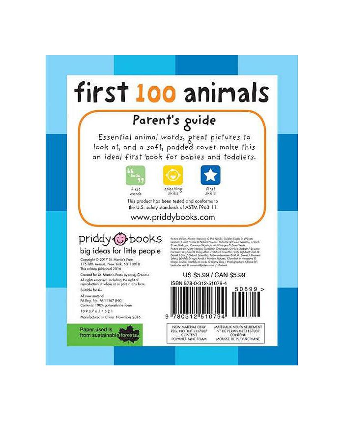 Barnes & Noble First 100 Animals by Roger Priddy - Macy's