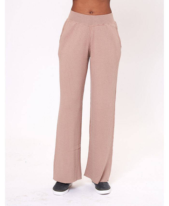 Leimere Women's Knit Rosewood Ribbed Pant - Macy's