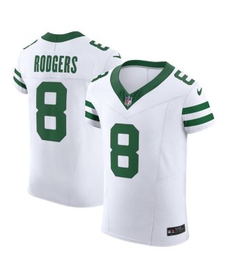 Men's Nike Aaron Rodgers White New York Jets Alternate Vapor F.U.S.E ...