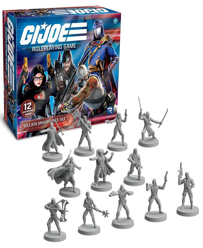 Gi Joe Roleplaying Game Villain Miniatures Set 1 Macys 