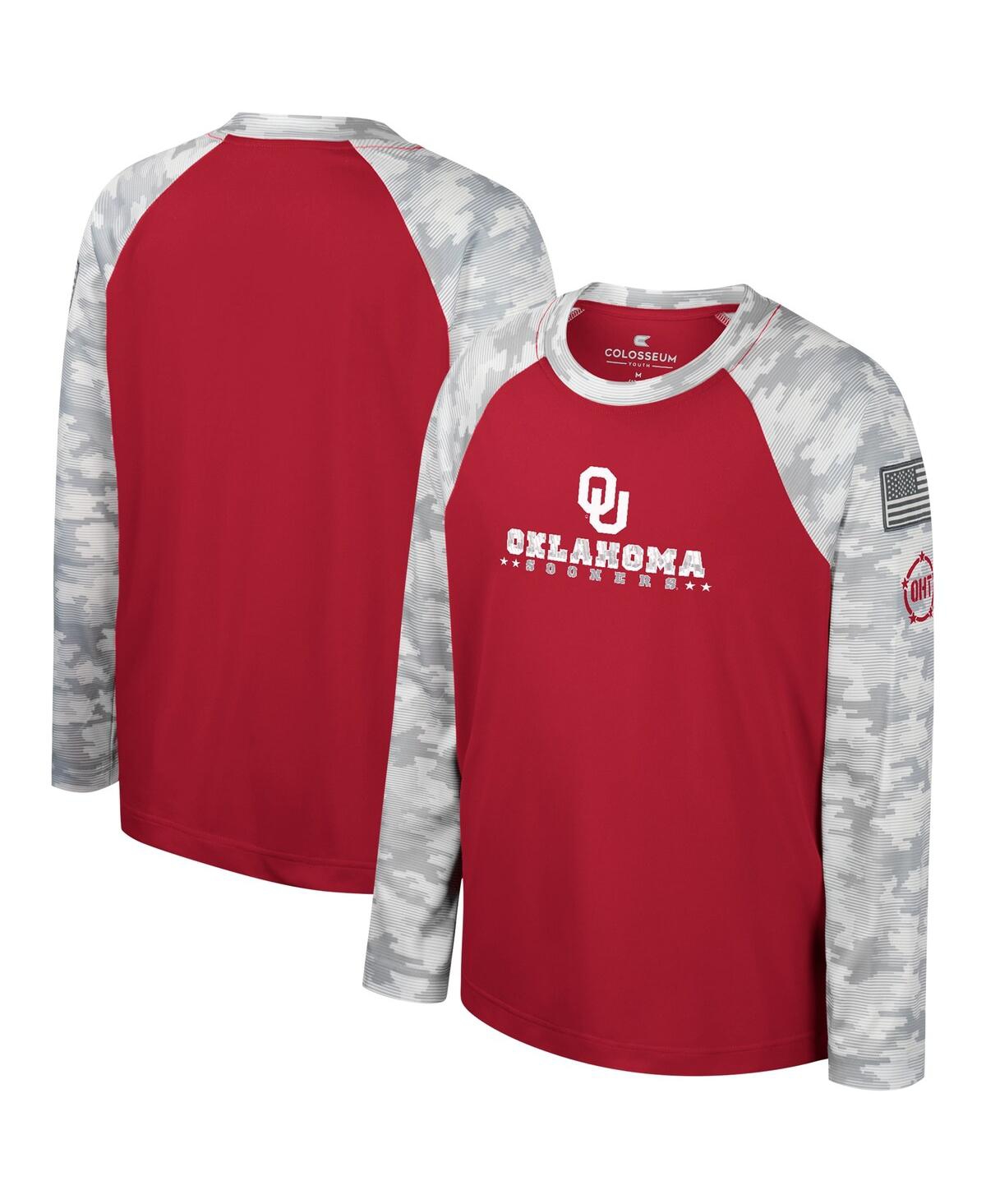 Click here for Big Boys Colosseum Crimson  Camo Oklahoma Sooners... prices