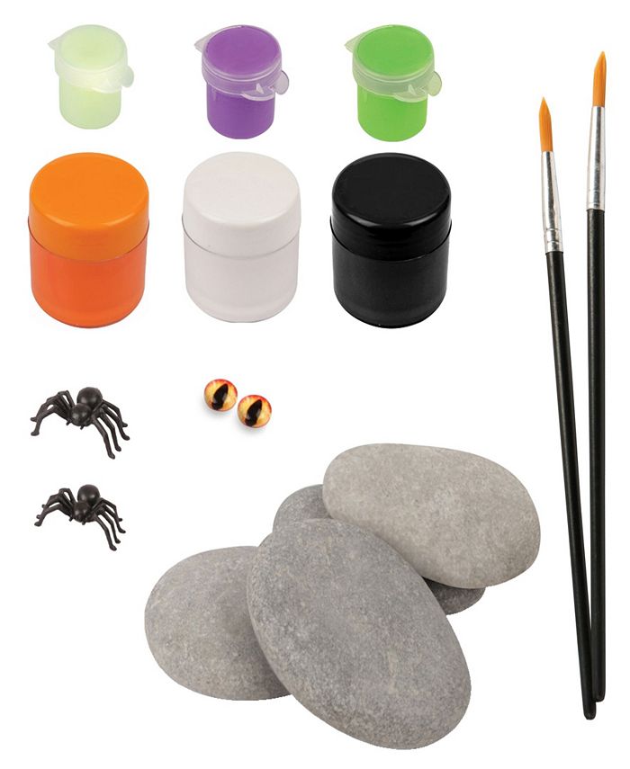 Craft Maker Paint Your Own Spooky Rocks Craft Kit - Macy's