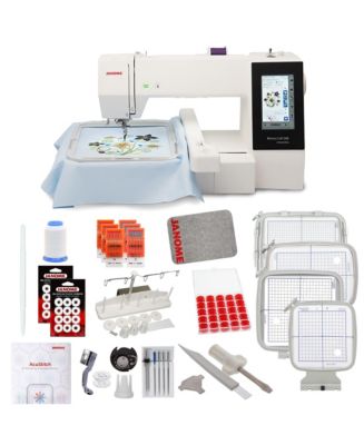 Janome Memory Craft 500E Limited Edition Embroidery Machine w/Bonus ...