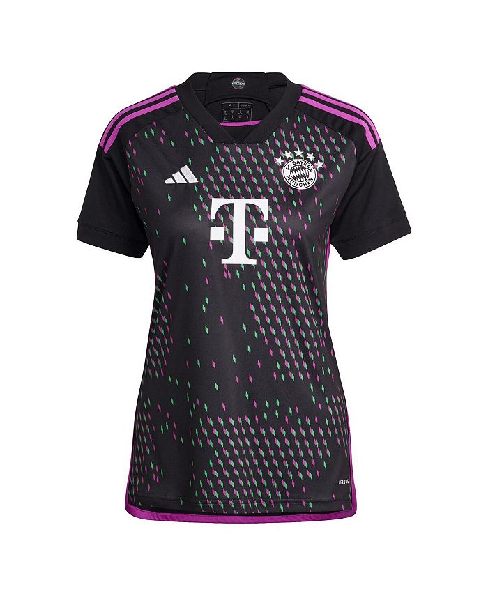 adidas Women's Black Bayern Munich 2023/24 Away Replica Jersey - Macy's