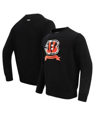 Men's Pro Standard Black Cincinnati Bengals Prep Knit Sweater - Macy's