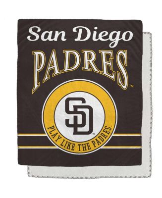 San Diego Padres 50" x 60" Retro Emblem Flannel Fleece Sherpa Blanket ...