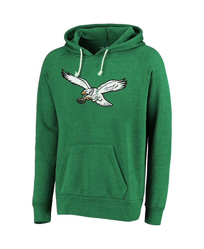 Majestic Men's Threads Kelly Green Distressed Philadelphia Eagles ...