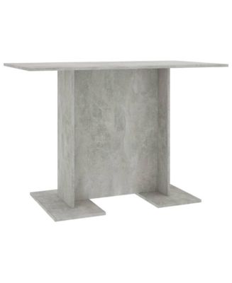 Dining Table Concrete Gray 43.3"x23.6"x29.5" Engineered Wood - Macy's