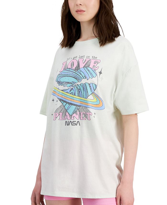 Grayson Threads, The Label Juniors' Cotton NASA Boyfriend Tee - Macy's