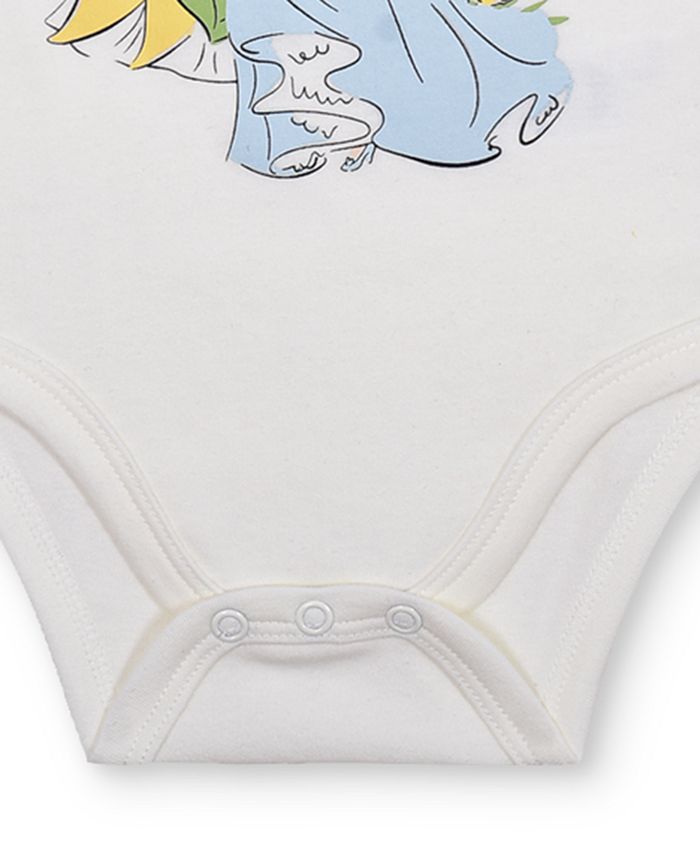 Disney Baby 3 Pack Princesses Bodysuits - Macy's