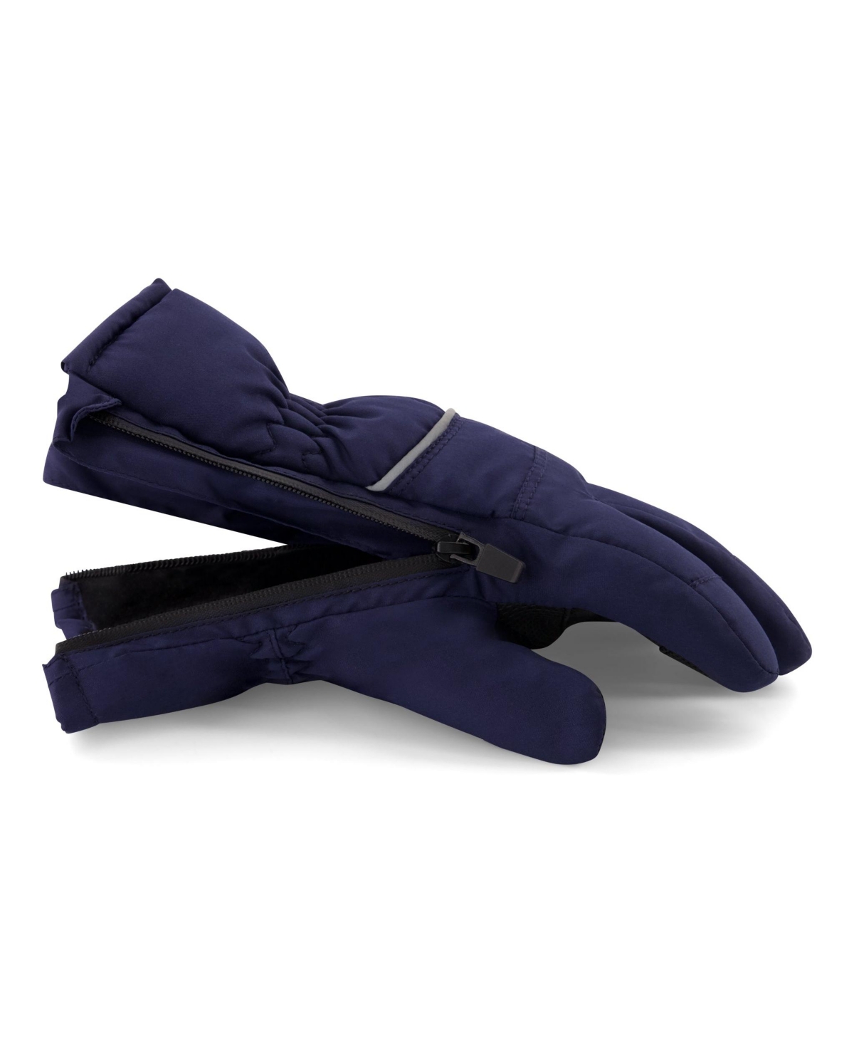Click here for Toddler/Child Boys Kids Zipper Gloves - Navy prices