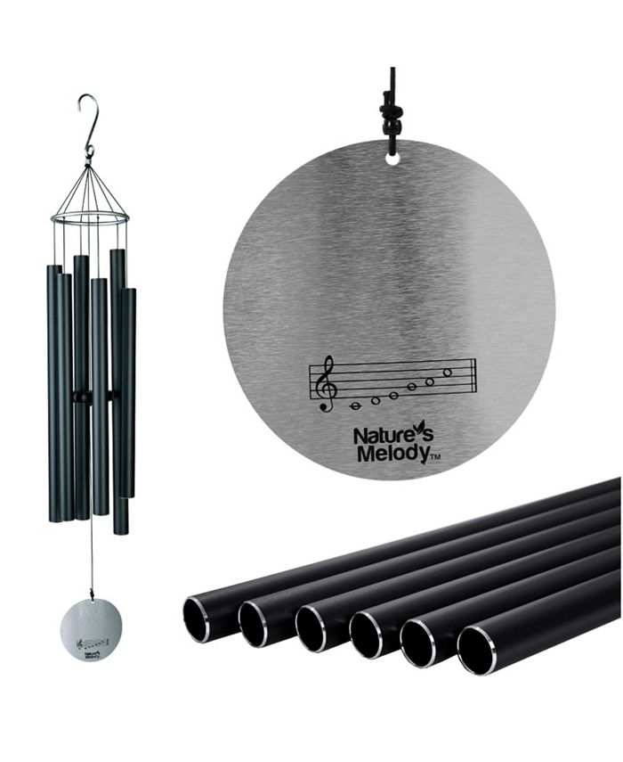 Nature's Melody Aureole Tunes Wind Chimes - 6-Tube Outdoor Wind chime ...
