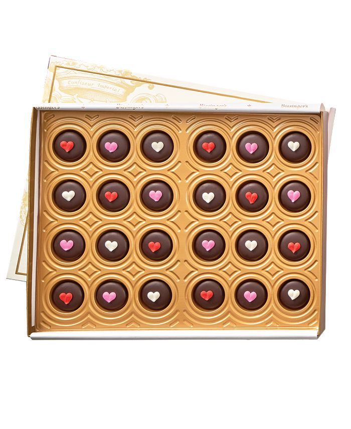 Bissinger's Handcrafted Chocolate Dark Valentine Mints, 12 oz, 24 Pc ...