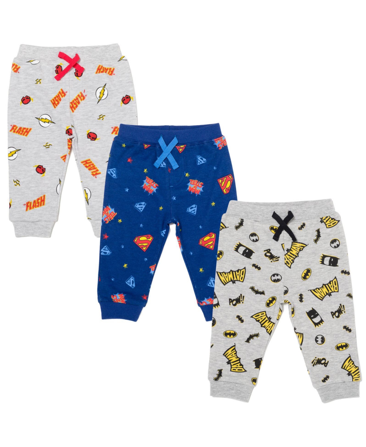 Click here for Justice League Baby Boys 3 Pack Jogger Pants - Gra... prices
