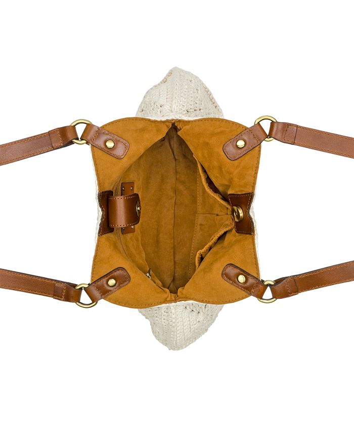 Patricia Nash Marti Diamond Crochet Shoulder Bag - Macy's