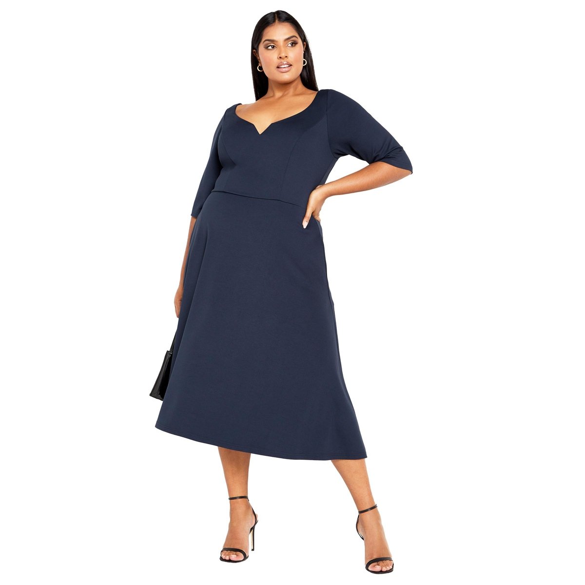Click here for City Chic Plus Size Cute Girl Elbow Sleeve Dress -... prices