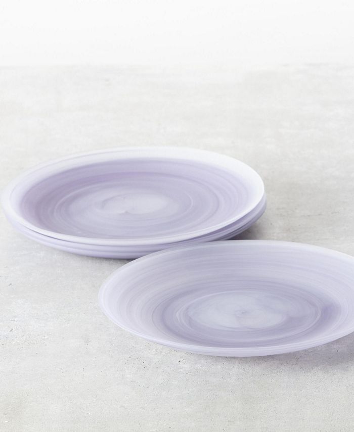 Fortessa La Jolla Glass Set/4 Service Plate 12.25 - Macy's