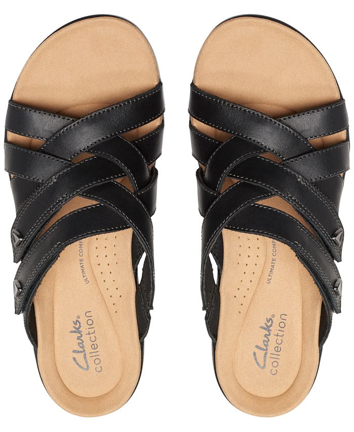 Clarks Laurieann Bali Strappy Platform Slide Sandals - Macy's