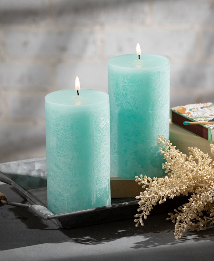 Vance Kitira 6" Timber Pillar Candle - Macy's