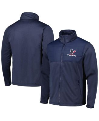 Men's Dunbrooke Heather Navy Houston Texans Explorer Tech Full-Zip ...