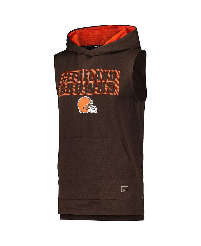 MSX by Michael Strahan Men's Brown Cleveland Browns Marathon Sleeveless ...