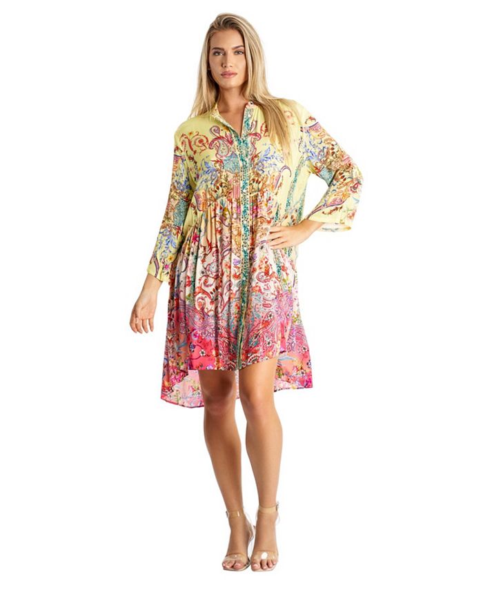 La Moda Clothing Women's Short pleated dress - Macy's