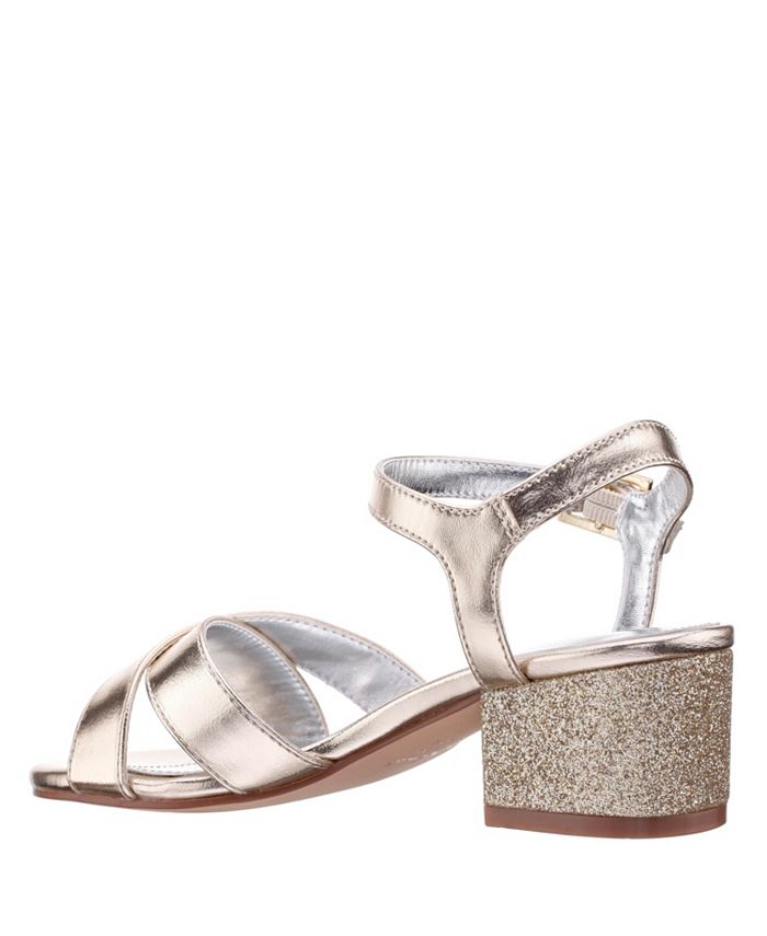 Nina Little Girls Block Heel Dress Sandals - Macy's